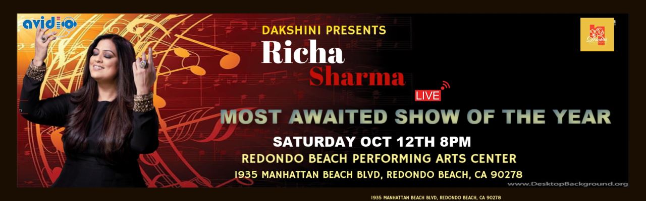 Richa Sharma Concert (Last 2 days to Go. 20% Discount code: DAK20)
