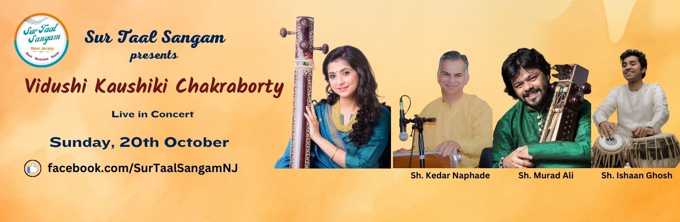 Vidushi Kaushiki Chakraborty Concert - New Jersey
